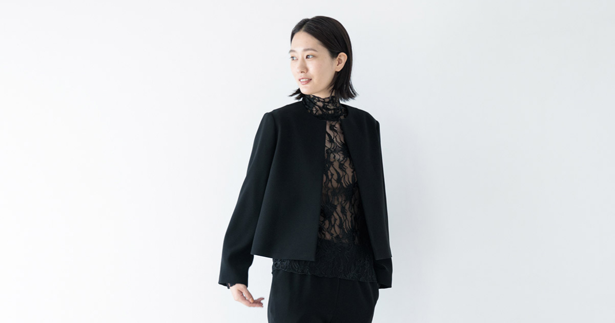 ノーカラージャケット - SAQUI - weeksdays