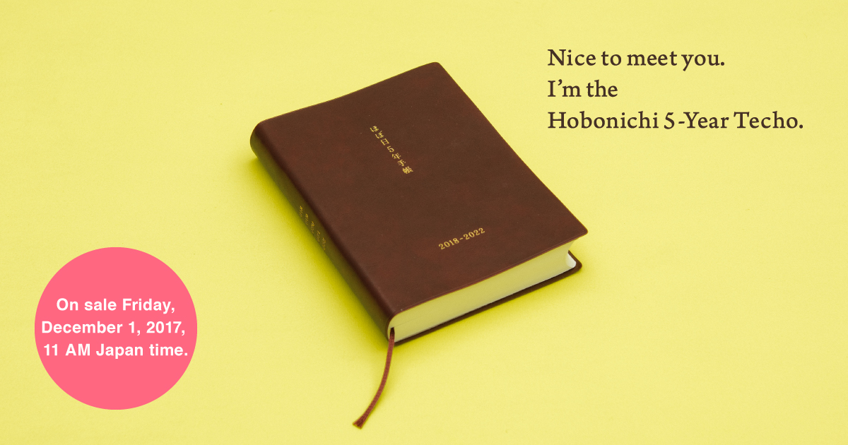 Hobonichi 5-Year Techo