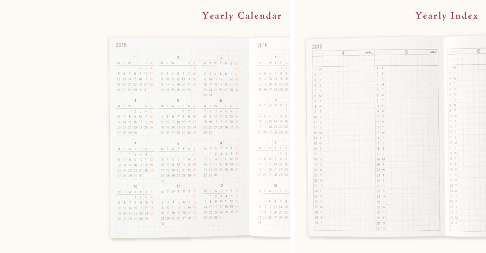 Hobonichi Planner - Features - HOBONICHI TECHO 2015