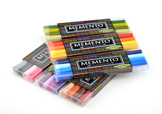 Tsukineko Memento Markers 4-Color Set - Accessories Lineup - HOBONICHI ...