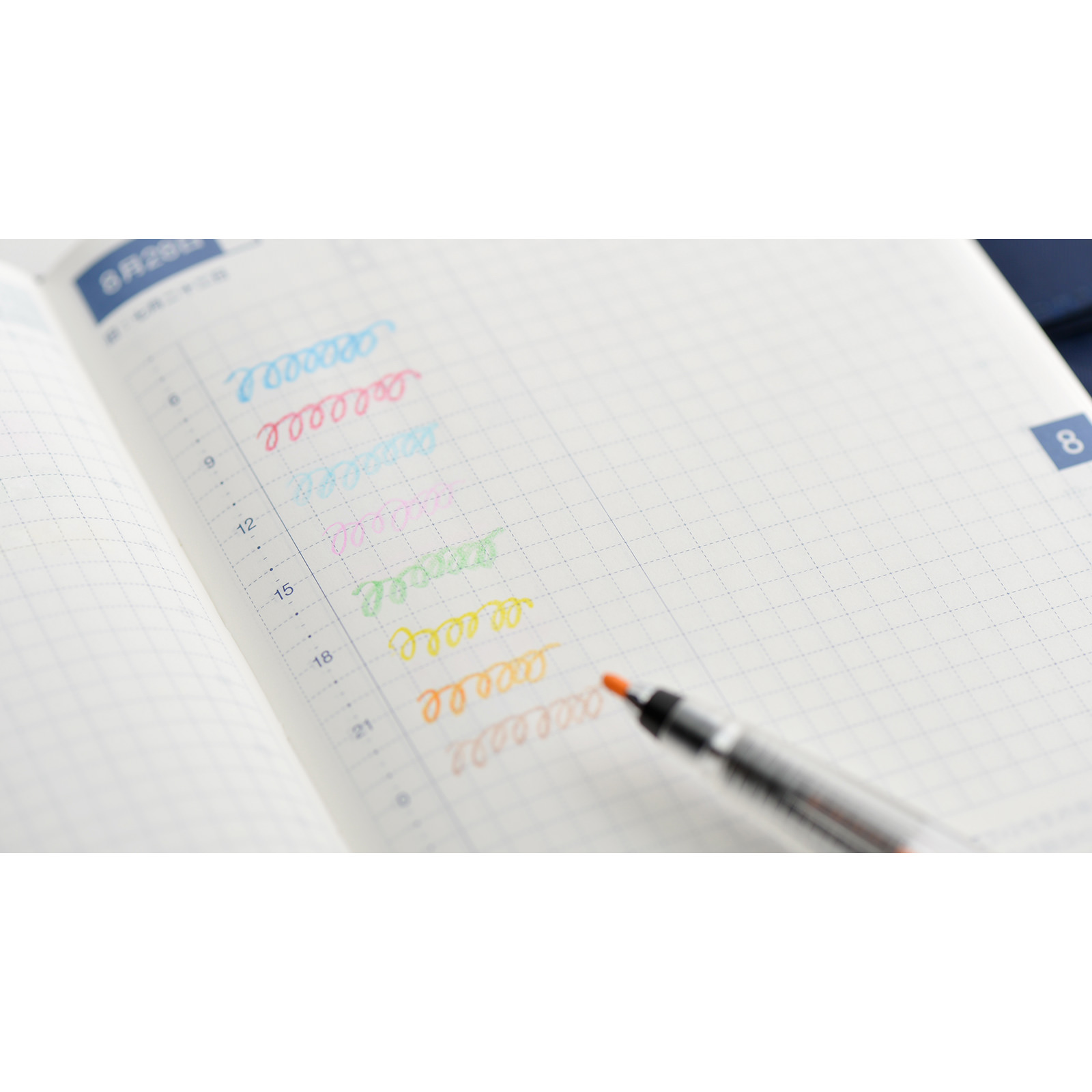 Pentel / Multi 8 Set - Accessories Lineup - Hobonichi Techo 2021