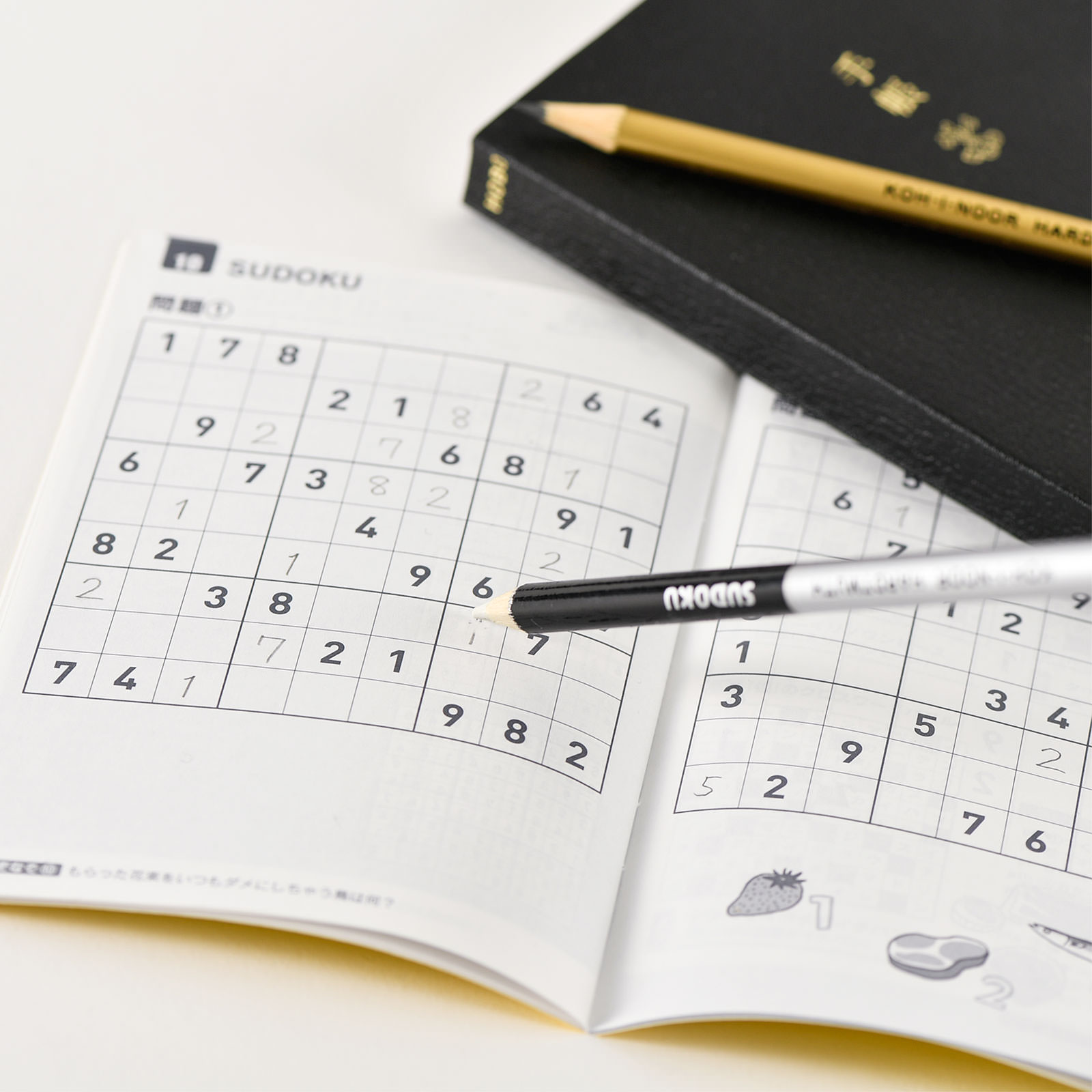 Koh-I-Noor / Graphite Pencils with Eraser - Sudoku - Accessories Lineup ...
