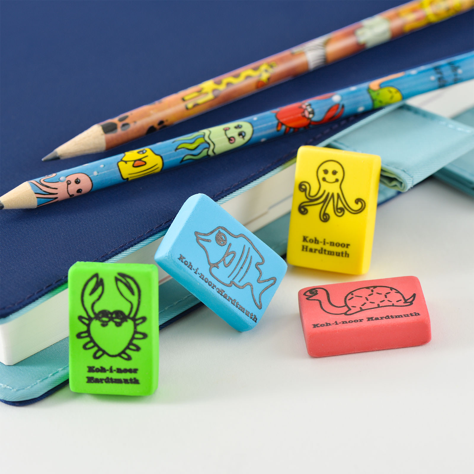 Koh-I-Noor / Plastic Eraser Set - Accessories Lineup - Hobonichi Techo 2021