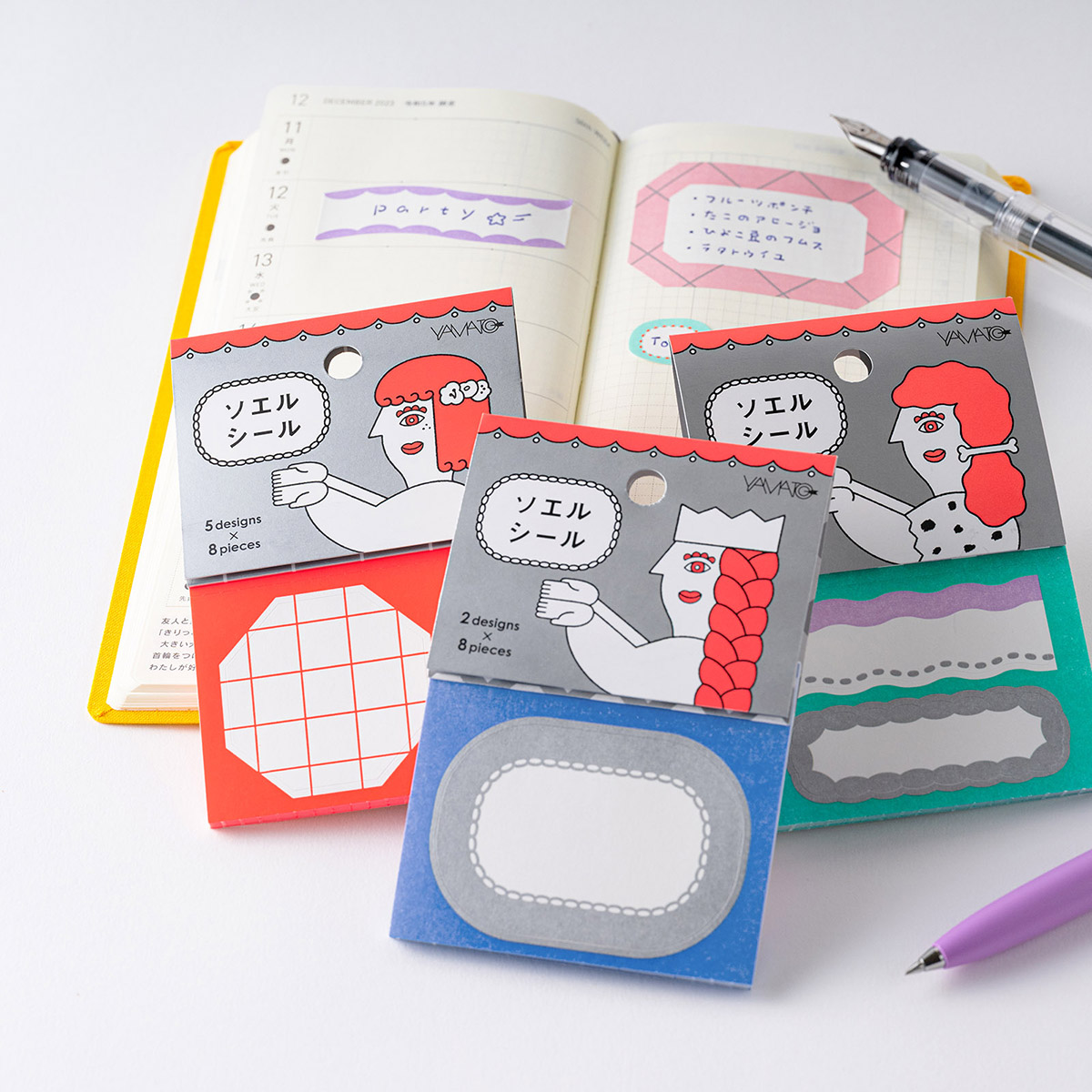 Yamato: Soeru Message Sticker - Stationery Lineup - Stationery - Hobonichi Techo 2026