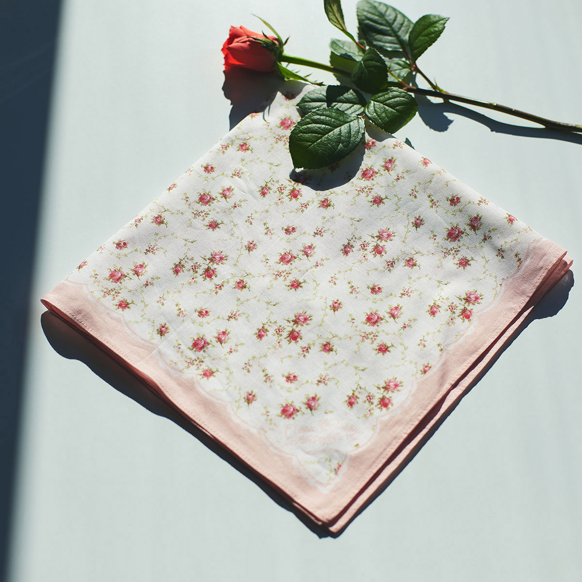 Classic Fabrics: Petite Roses Handkerchief - Stationery Lineup ...