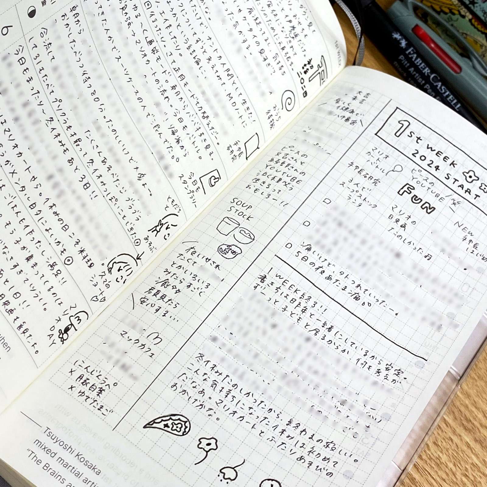 Using my eighth Weeks book - How It’s Used - Hobonichi Techo