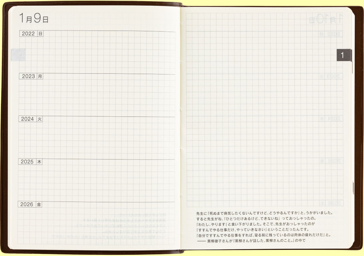 Hobonichi 5-Year Techo Lineup - Hobonichi Techo 2022
