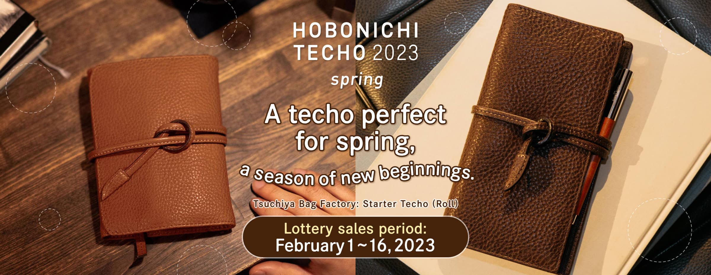 Tsuchiya Bag Factory: Starter Techo (Roll)[Techo Preview 2023 spring ...